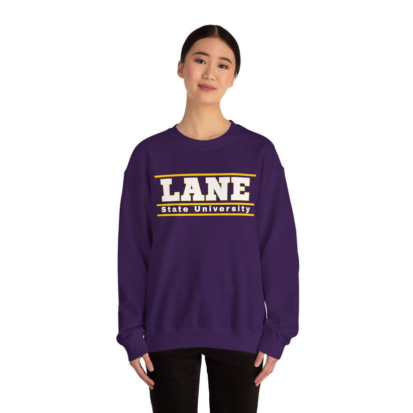 Lane State University Crewneck Sweatshirt — Classic Campus Collegiate ...